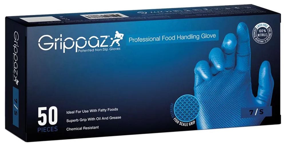 ΓΑΝΤΙ ΝΙΤΡΙΛΙΟΥ 1 ΧΡΗΣΗΣ ΜΑΥΡΟ ΧΩΡΙΣ ΠΟΥΔΡΑ GRIPPAZ 246BK (50ΤΕΜ)